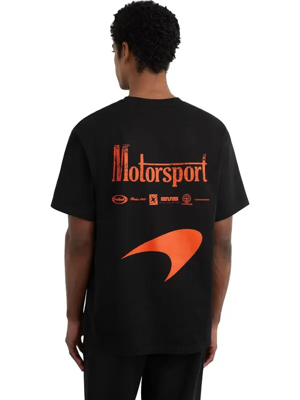 REISS X Mclaren F1 Team Stirlingmclaren Racing Motorsport Relaxed T-shirt-fit - Black