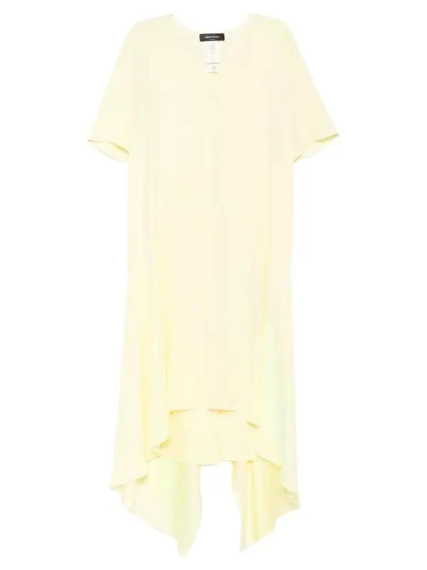 Fabiana Filippi Draped Asymmetric Dress - Yellow