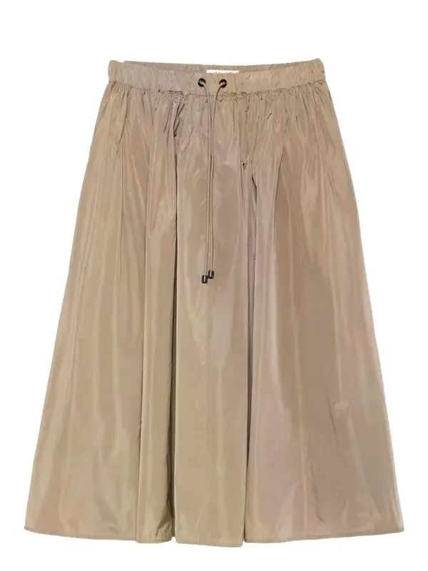 Max Mara Gathered Midi Skirt - Neutrals