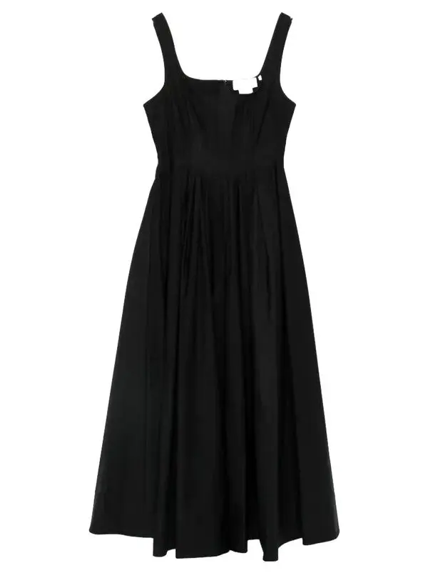 Sportmax Square-neck Maxi Dress - Black
