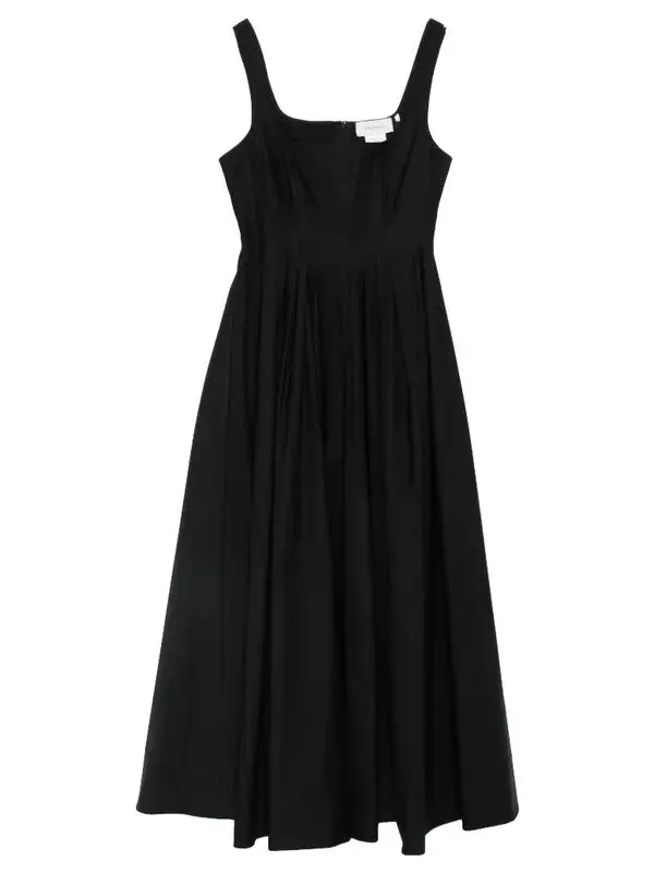 Sportmax Square-neck Maxi Dress - Black