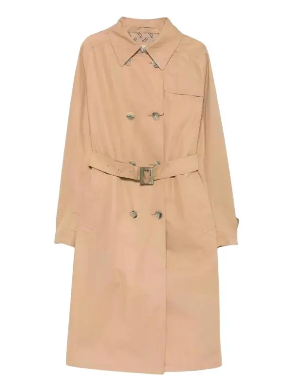 Herno Double-breasted Coat - Neutrals