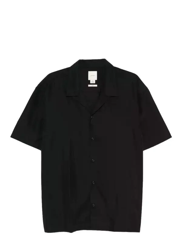 Calvin Klein Camp-collar Shirt - Black