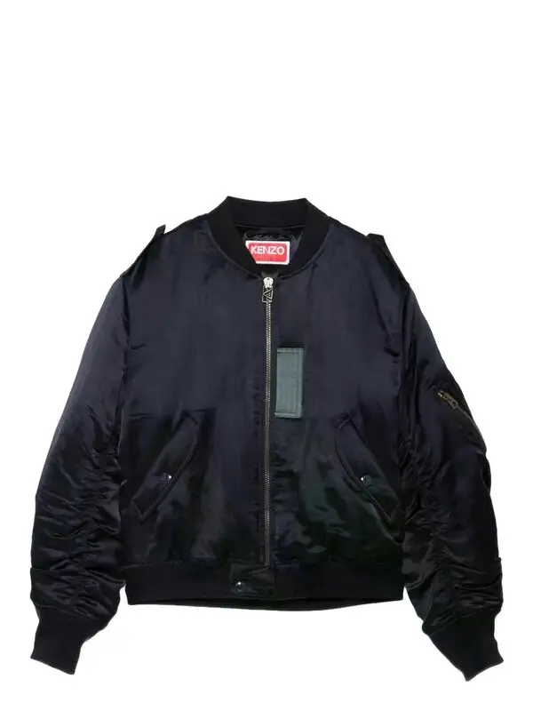 Kenzo Zip-up Bomber Jacket - Blue