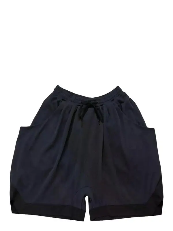 NAMESAKE Chand Drape Basketball Shorts - Blue