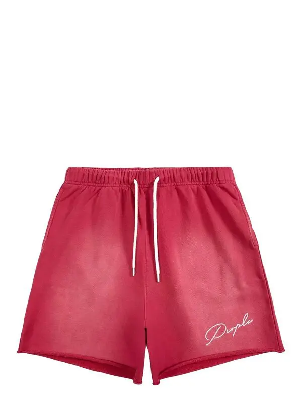 PURPLE BRAND Signature Shorts - Red