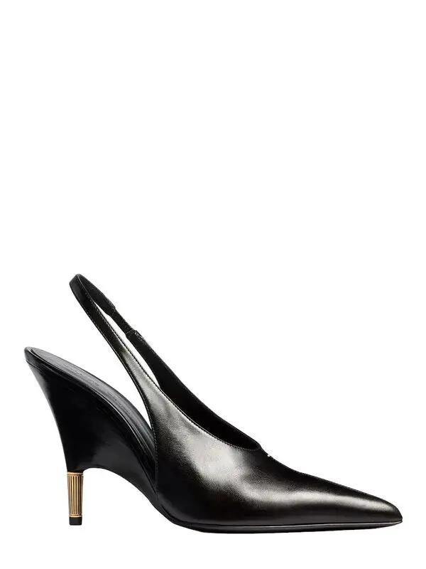 Khaite Bella Slingback Pumps - Black
