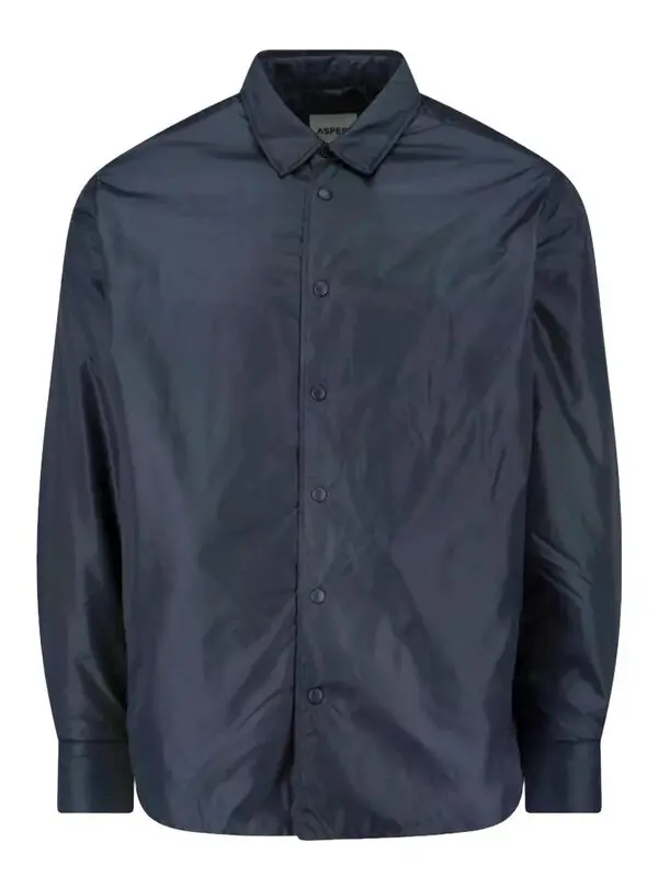 Aspesi Buttoned Overshirt - Blue