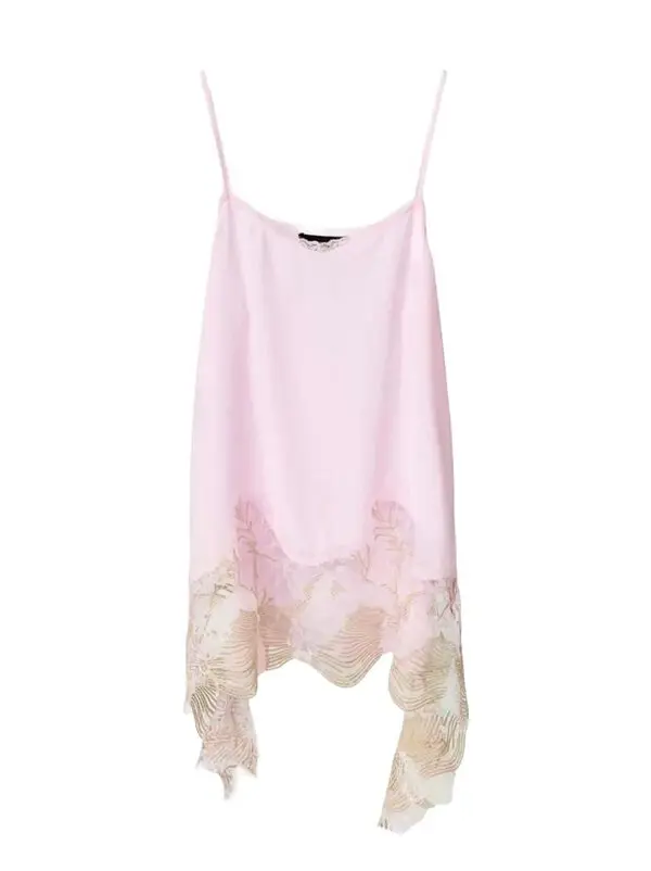 Fabiana Filippi Asymmetric Tank Top - Pink