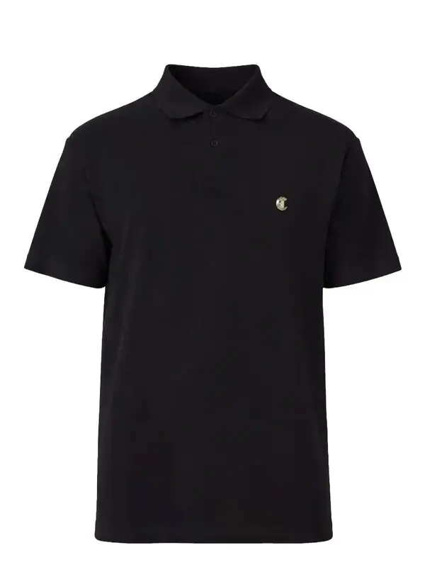 Just Cavalli Logo Polo Shirt - Black