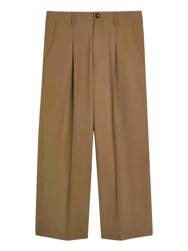 Maria Mcmanus Pleated Tailored Trousers - Brown