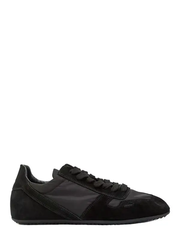 Rick Owens Panelled Lace-up Sneakers - Black