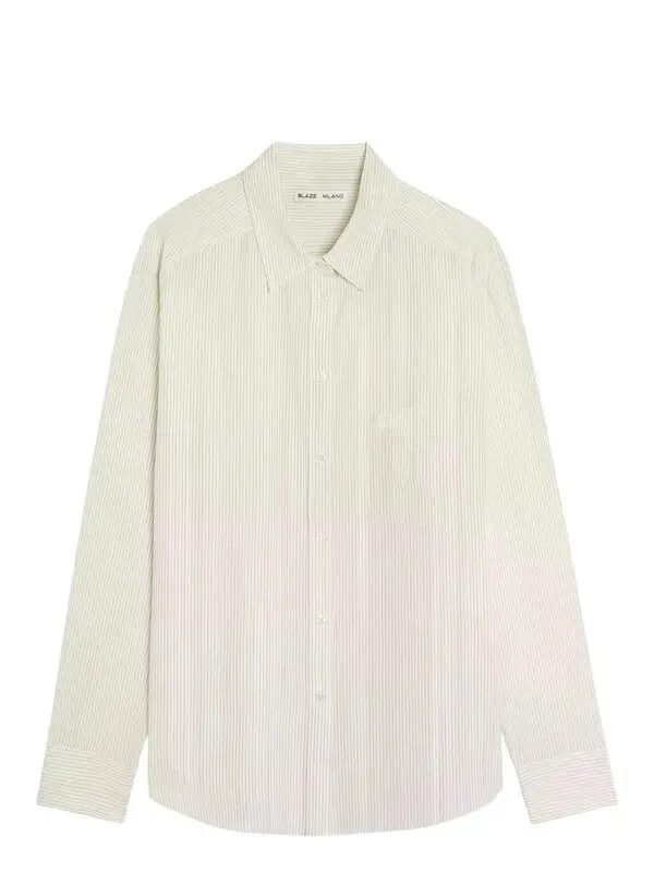 BLAZÉ MILANO Striped Shirt - White