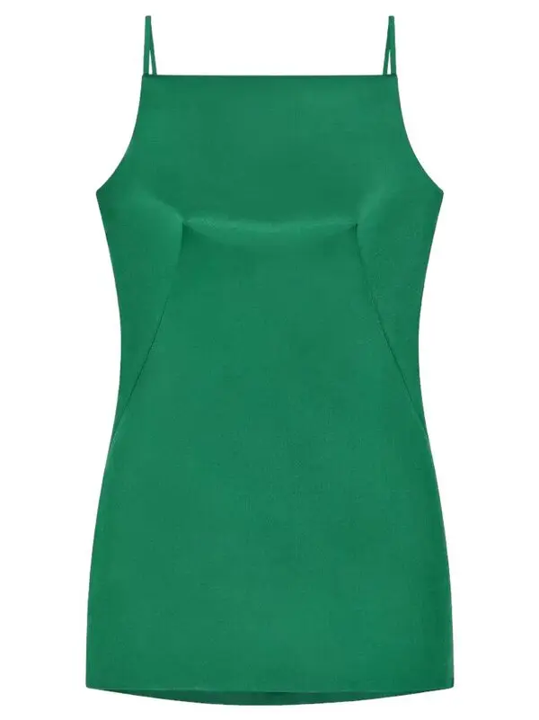 Givenchy Square-neck Mini Dress - Green