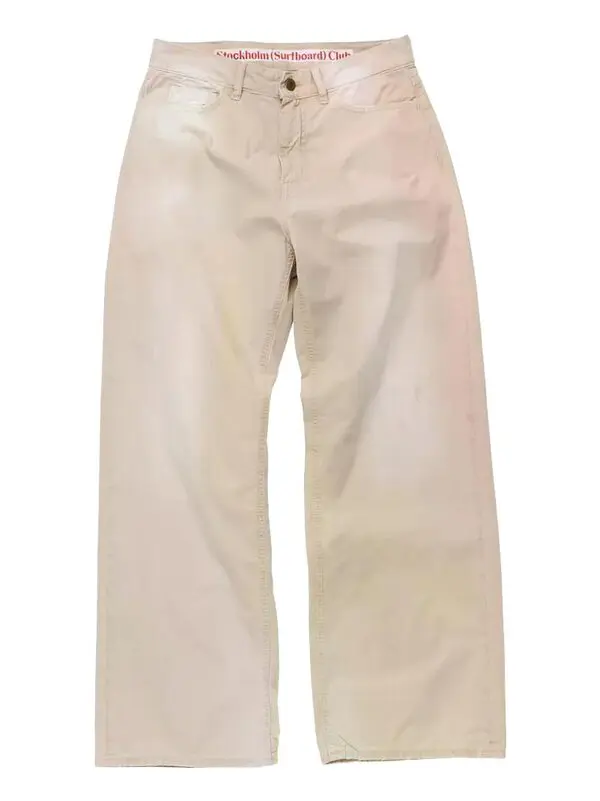 STOCKHOLM SURFBOARD CLUB Wide-leg Trousers - Neutrals