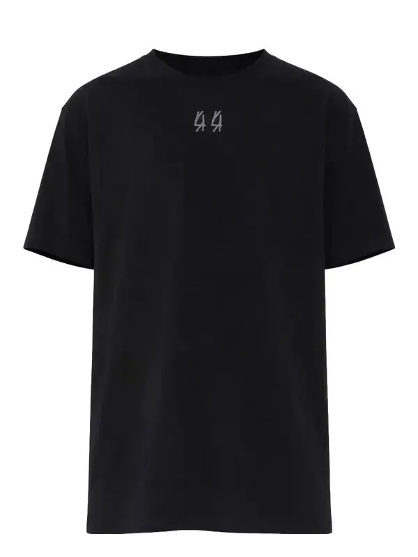 44 LABEL GROUP Crewneck Relaxed T-shirt - Black