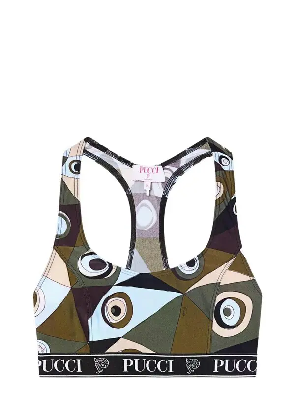 Emilio Pucci Occhi-print Top - Green