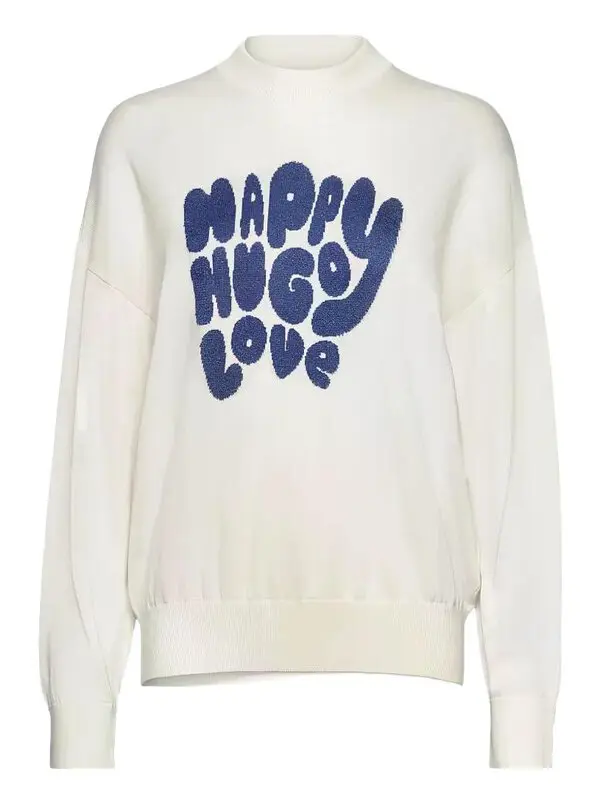 Hugo Long-sleeve Sweater - White