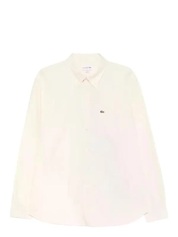Lacoste Logo-patch Shirt - Neutrals