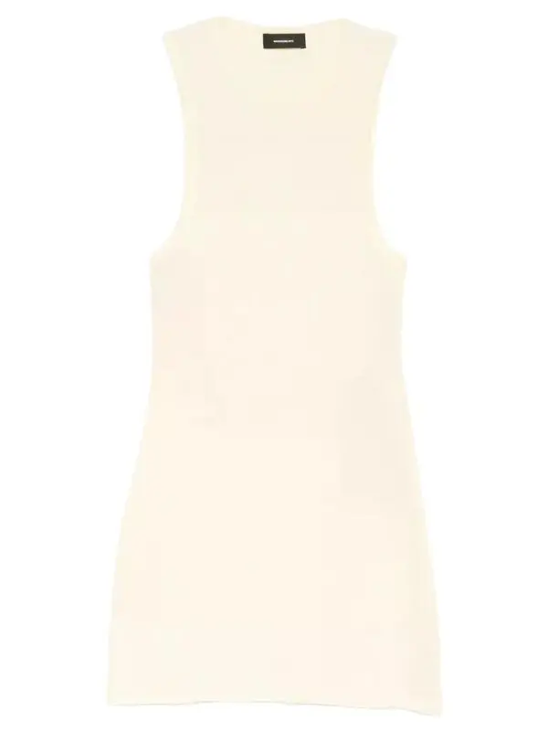 Wardrobe.NYC Sleeveless Mini Dress - Yellow