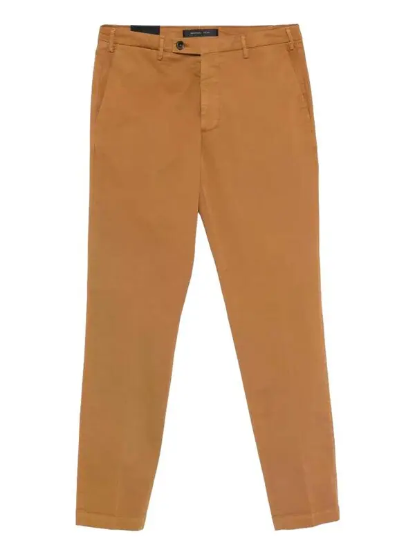 MICHAEL COAL Belt-loop Trousers - Brown