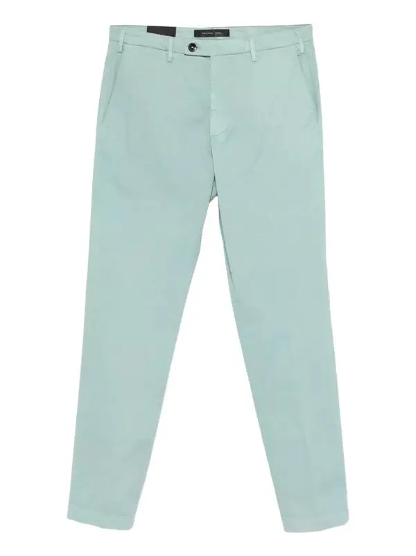 MICHAEL COAL Buttoned Trousers - Blue