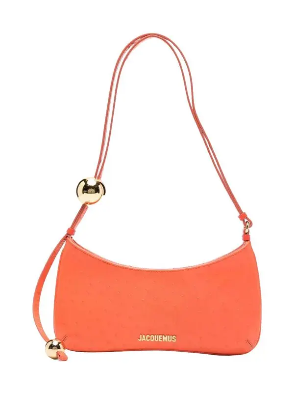 Jacquemus Bisou Perle Shoulder Bag - Orange