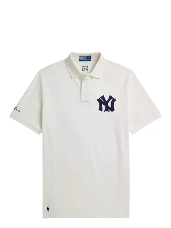 Polo Ralph Lauren X Yankees Cotton Polo Shirt - White