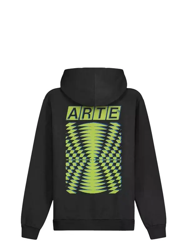 ARTE ANTWERP Graphic Hoodie - Black