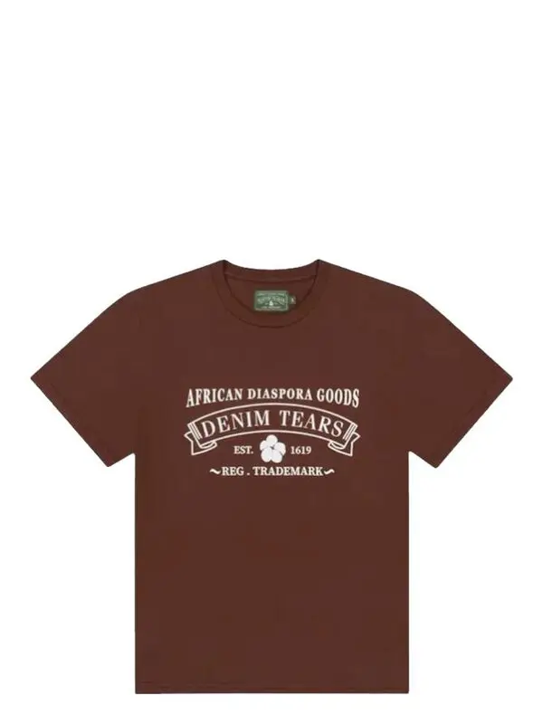 DENIM TEARS Adg T-shirt - Brown