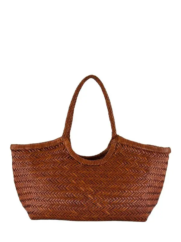 Dragon Diffusion Nantucket Big Tan Woven Tote - Brown