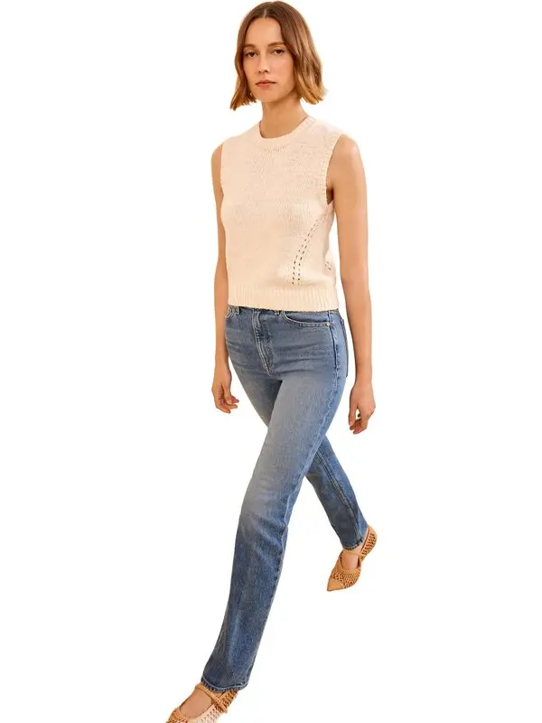 Ulla Johnson Priscilla Knit Top - Cowrie