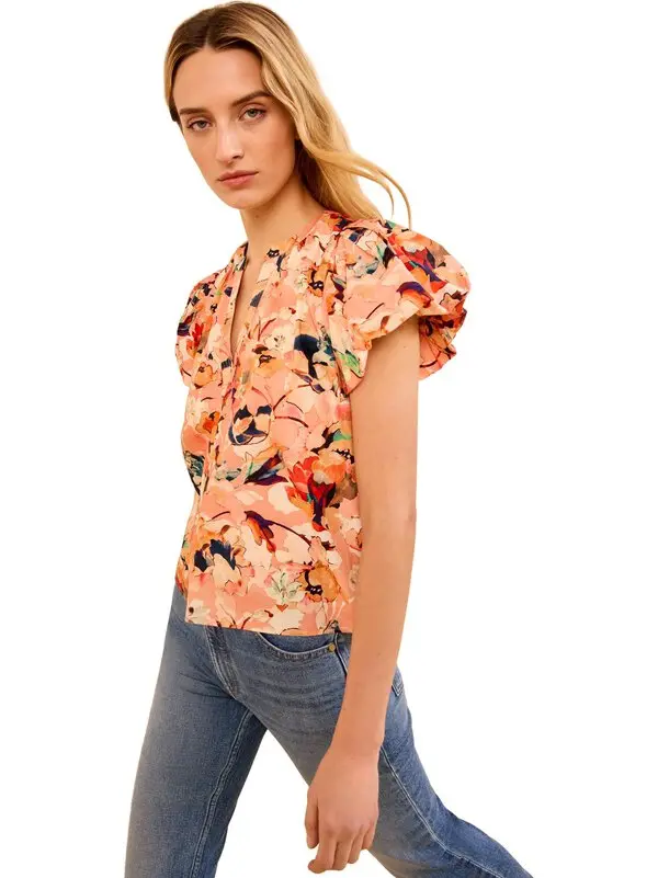 Ulla Johnson Abril Cotton Top - Camellia