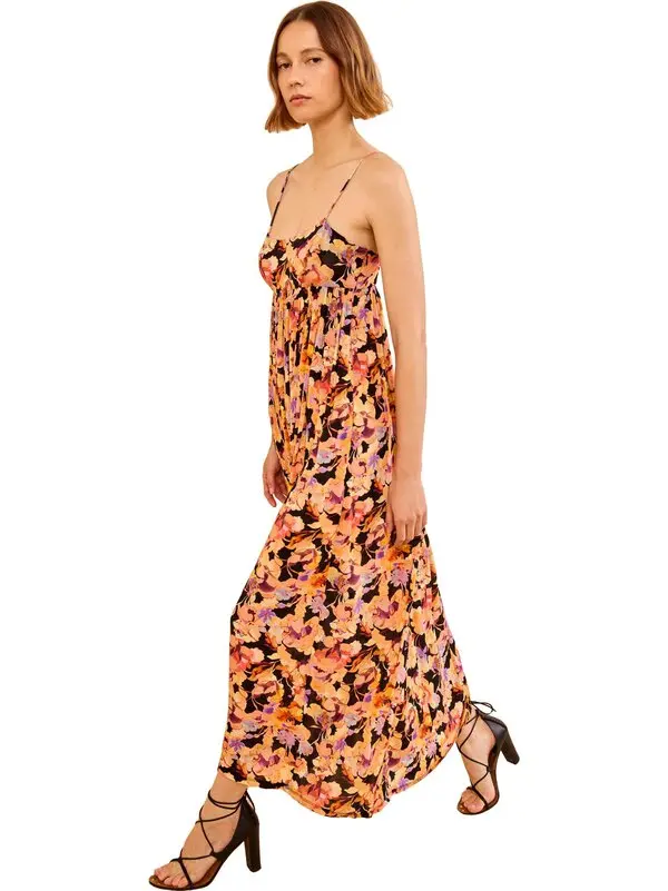 Ulla Johnson Hayes Jersey Midi Dress - Night Bloom