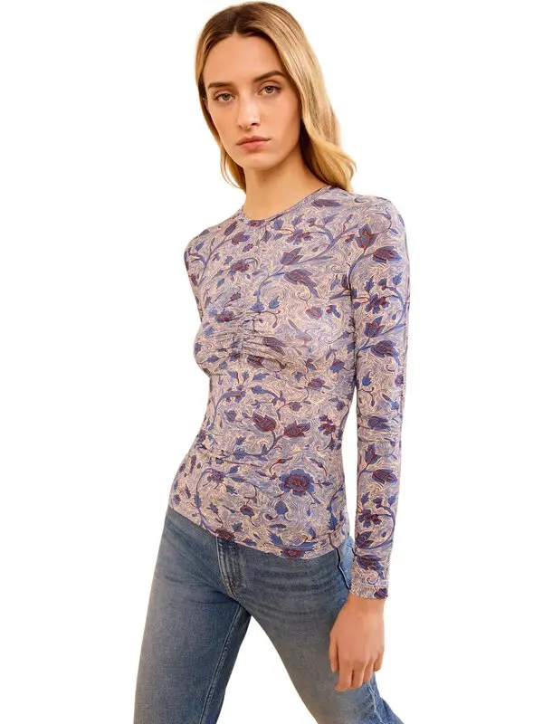 Ulla Johnson Neri Jersey Top - Gardenia