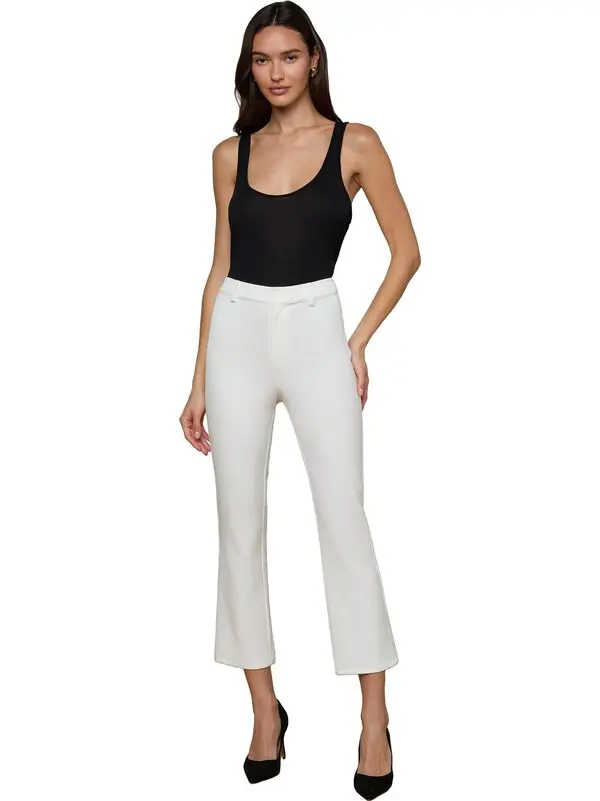 L'Agence Ketra Bootcut Trouser - White