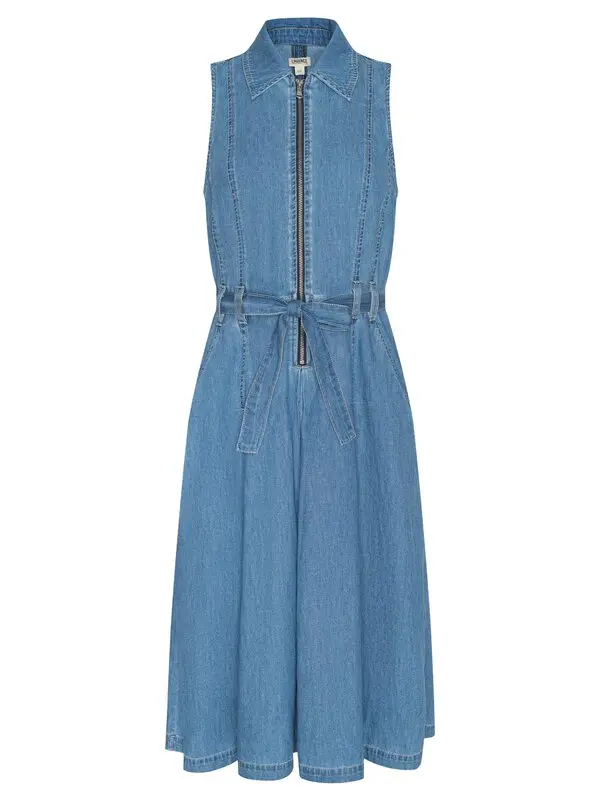 L'Agence Kieran Shirt Dress - Oracle