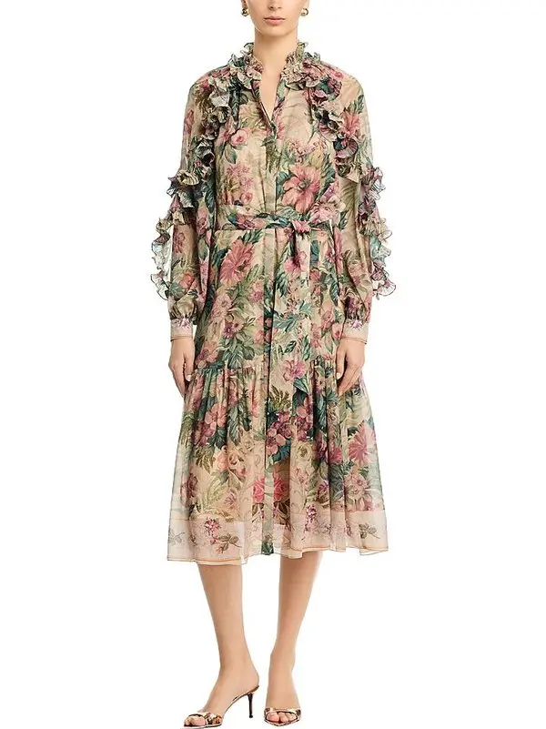 Kobi Halperin Amanda Floral Print Dress - Natural Multi