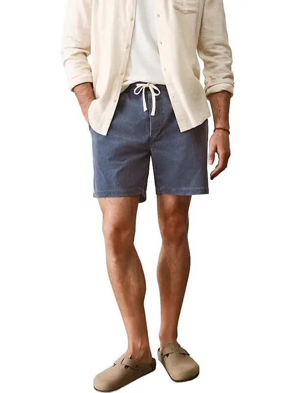 Marine Layer Saturday 6.5" Corduroy Shorts - Faded Navy