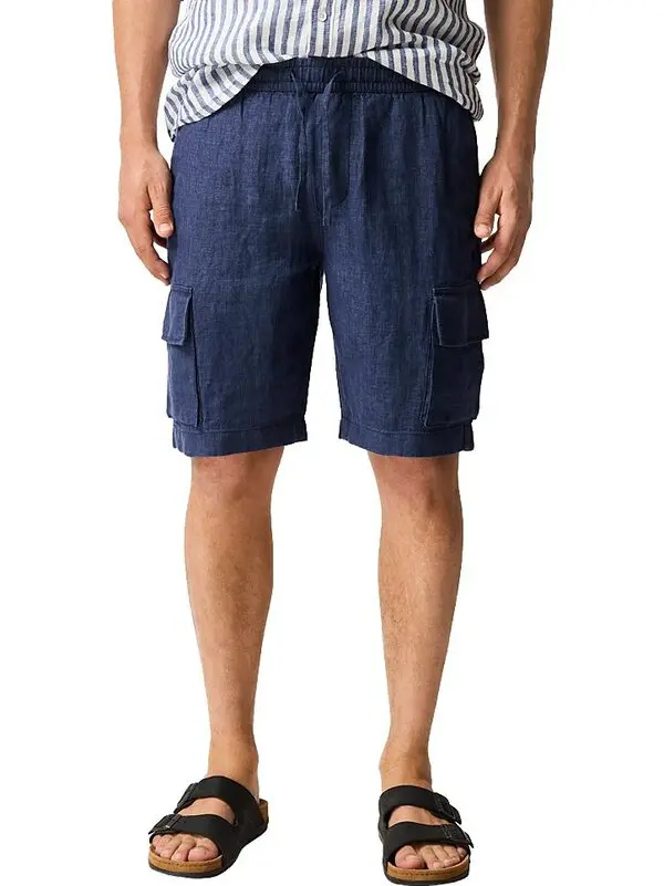 Rodd & Gunn Linen Resort Cargo Shorts - Marine