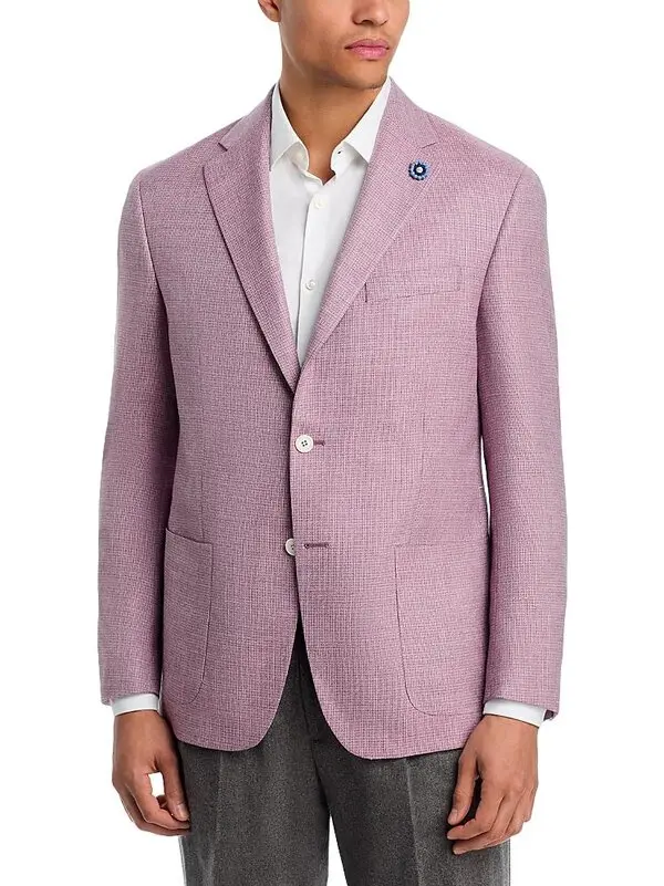 Hart Schaffner Marx Textured Solid Sport Coat - Rose