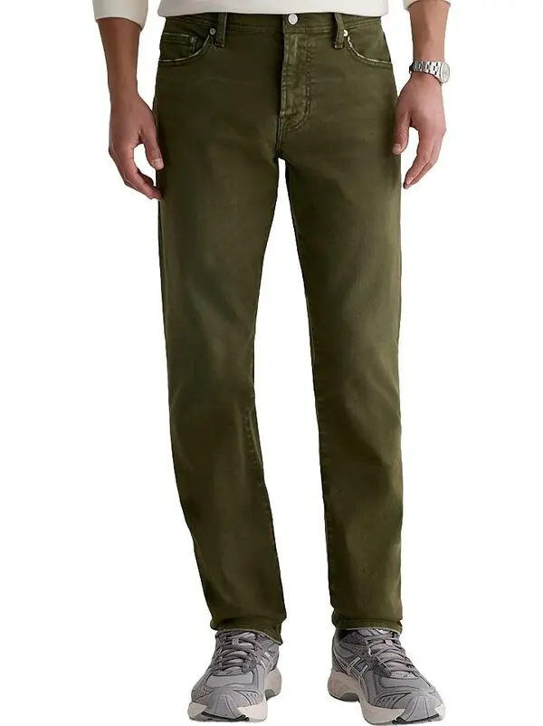 Ag Everett Slim Straight Leg Jeans - Years Sulfur Coastal Moss