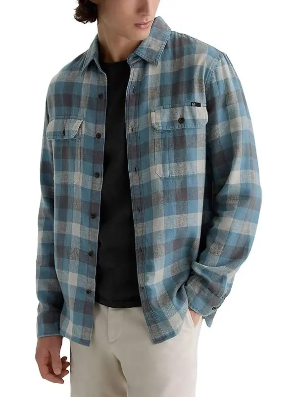 Ag Classic Fit Curtis Work Shirt - Blue Multi