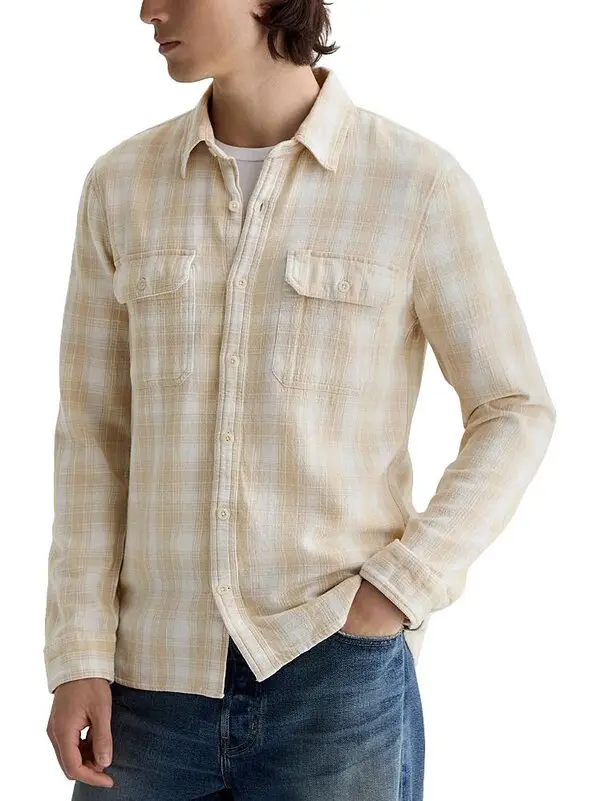 Ag Classic Fit Curtis Work Shirt - Natural Multi