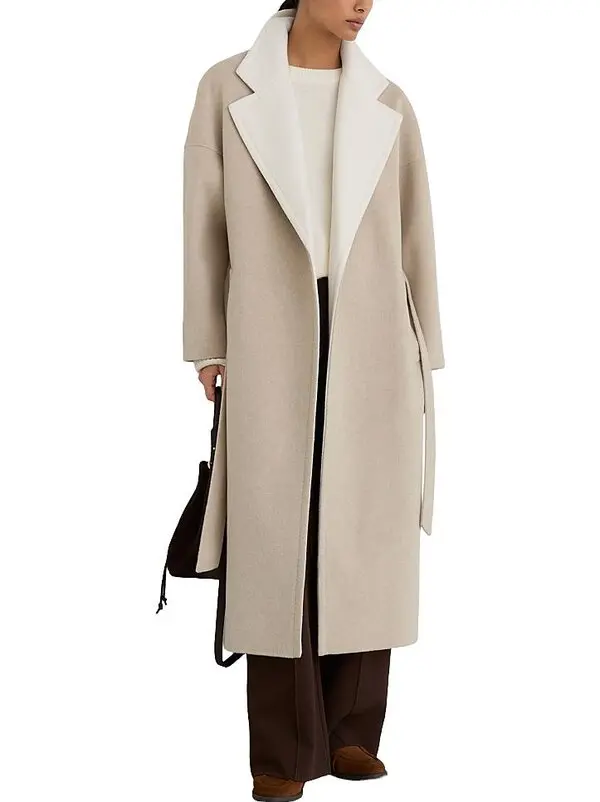 REISS Petites Marcela Coat - Neutral