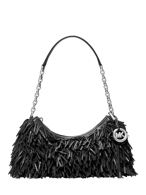 Michael Kors Nolita Medium Leather Pouchette - Black