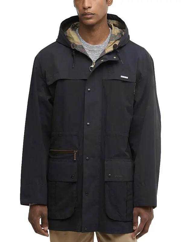 Barbour Durham Icons Hooded Jacket - Navy