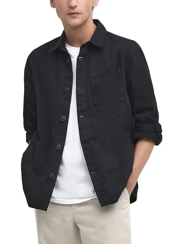 Barbour Washed Overshirt - Navy
