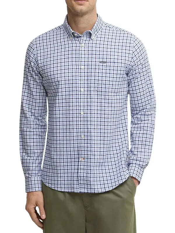 Barbour Nelson Gingham Shirt - Blue