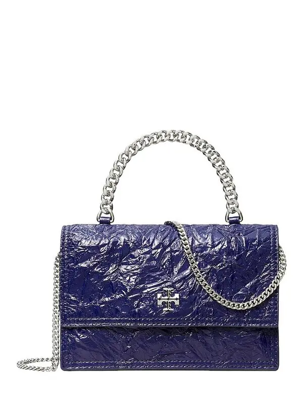 Tory Burch Kira Mini Leather Top Handle Chain Wallet - Ballpoint